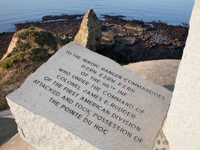 The Pointe du Hoc Ranger Monument - Normandy D-Day Tours